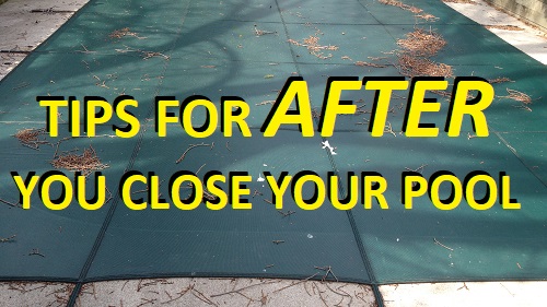 Tips For After You Winterize Your Pool